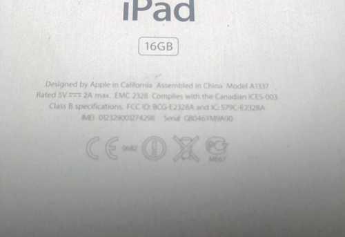 iPad модель А1337 на запчасти