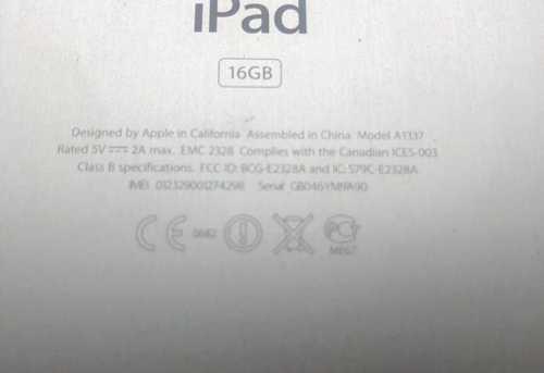 iPad модель А1337 на запчасти