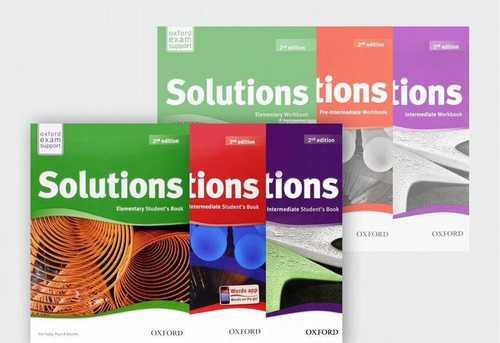 Solutions 2-ое издание (student's book+workbook)