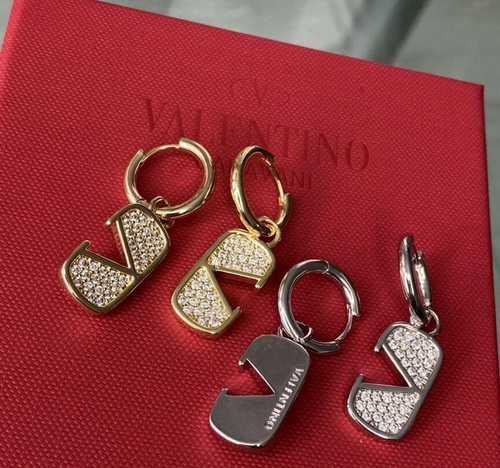 Серьги valentino luxe