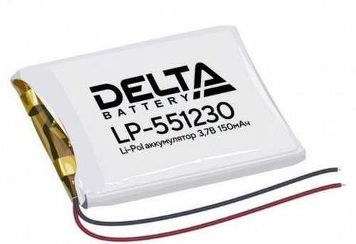Акб (150mAh/3.7В) delta LP-551230
