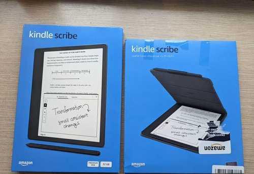 Amazon Kindle Scribe 32 гб + Premium Pen + чехол о
