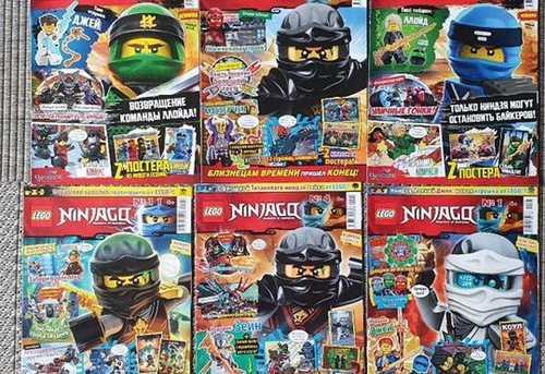 Lego ninjago и Nexo Knights журналы - 10 штук