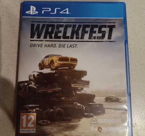 Игра на Ps4 Wreckfest