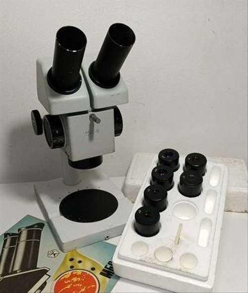 Микроскоп мбс-9 бу+зип F64мм или 160мм