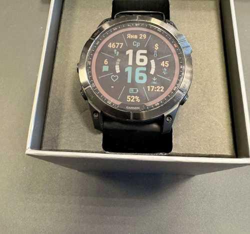 Часы garmin fenix 7x sapphire solar