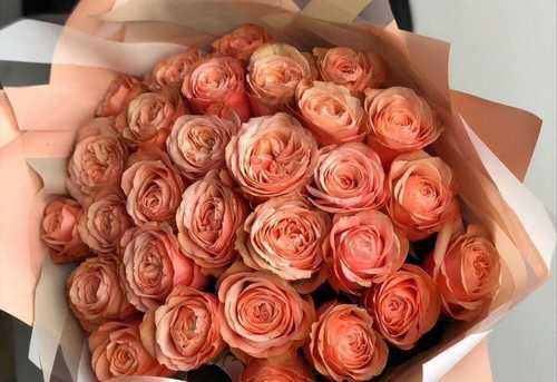 Пионовидные розы, высокие розы, доставка цветов