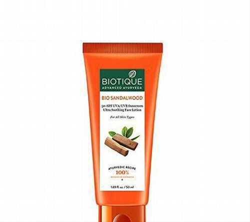 Солнцезащитный крем лосьон 50spf biotique