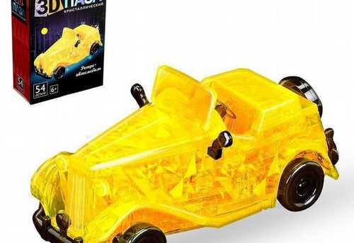Пазл 3D кристаллический «Ретро-автомобиль», 54 дет