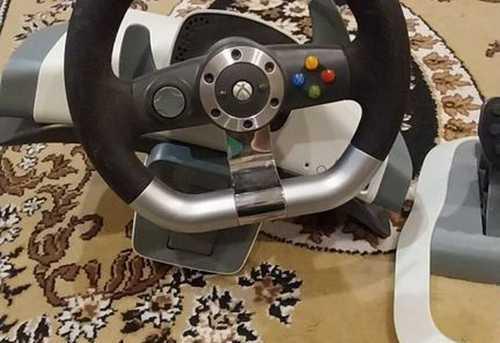 Игровой руль с педалями Xbox 360