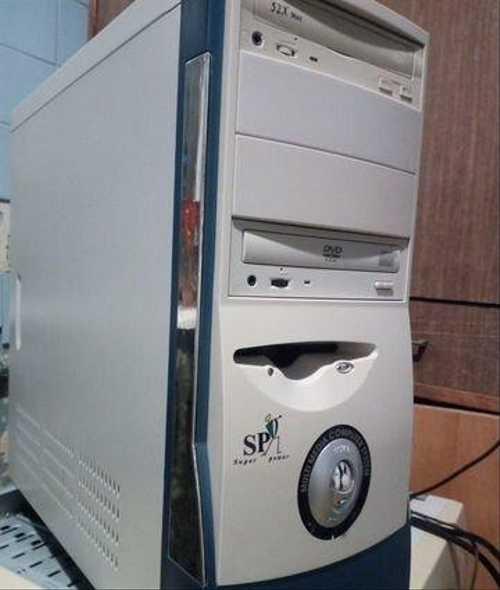 Рабочий компьютерный системный блок с Windows XP