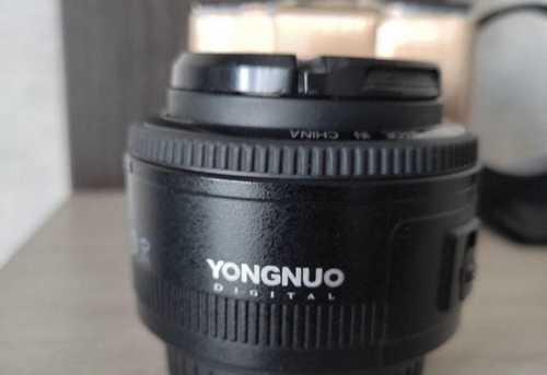 Объектив yongnuo 35mm canon