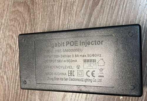 POE Инжектор HSE-5600500EU, 56В