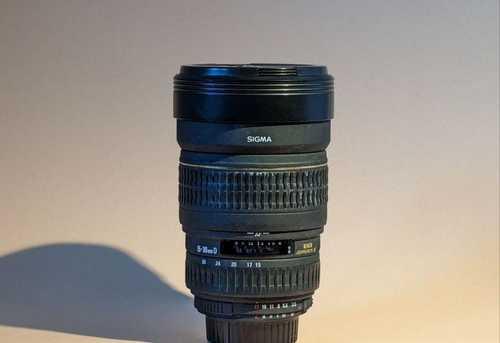 Объектив Sigma 15-30 F3.5-4.5 DG EX for Nikon