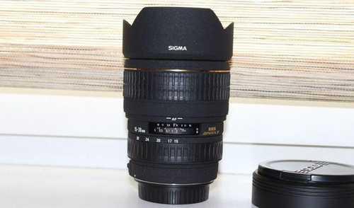 Sigma AF 15-30mm f/3.5-4.5 EX canon ef