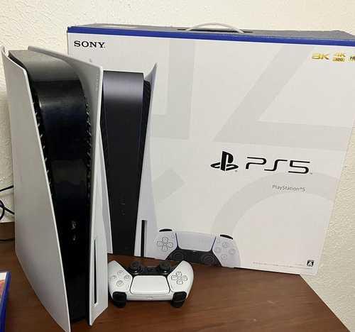 Sony playstation 5 с играми и VR