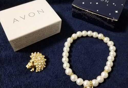 Брошь и браслет "Лев" от Avon