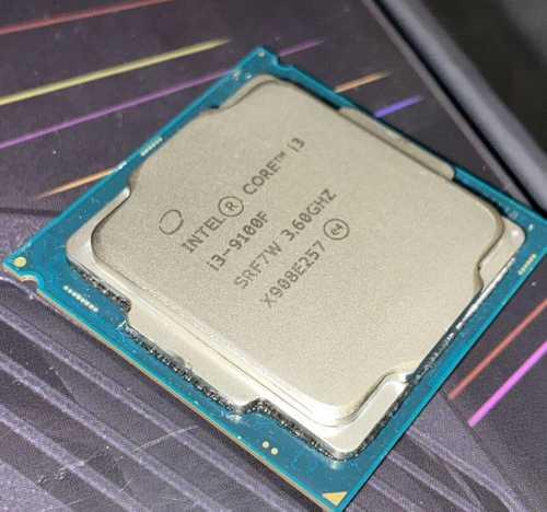 Процессор intel core i3 9100f