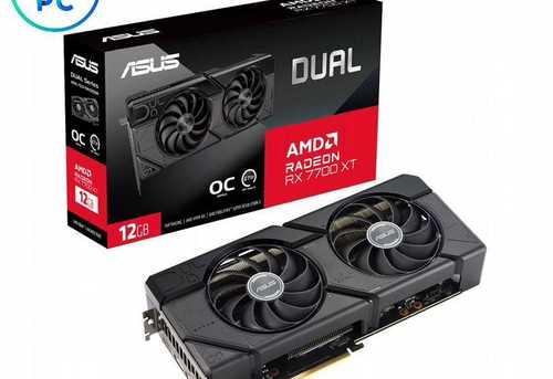 Видеокарта RX7700XT 12GB asus Dual OC dual-RX7700X