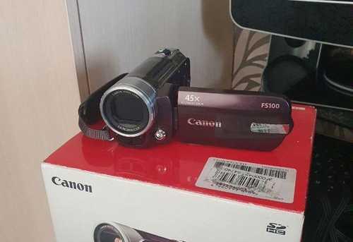 Видеокамера canon FS100