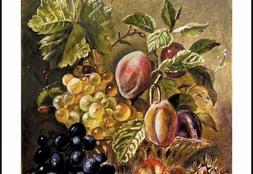 Картина маслом фрукты натюрморт