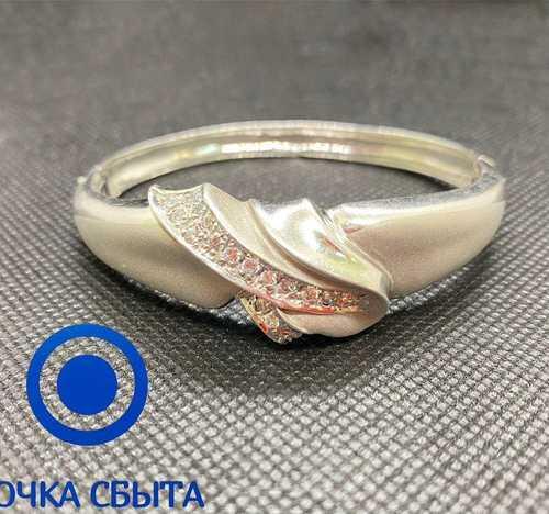 Браслет серебряный с фианитами