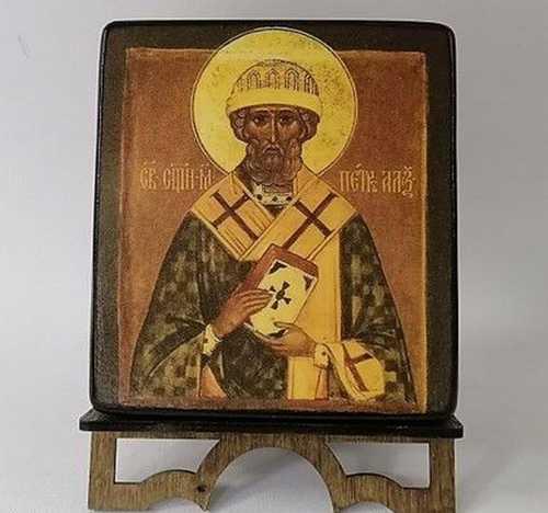 Петр архиепископ Александрийский, арт А4215 / 15 x 20 х 1,8 см