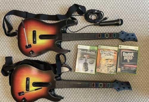 Guitar Hero Xbox: игры, гитары и микрофон