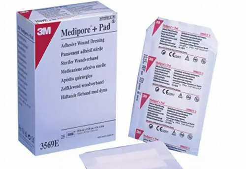 Оптом Раневая повязка 3М Medipore+Pad 3569E,10 х 1