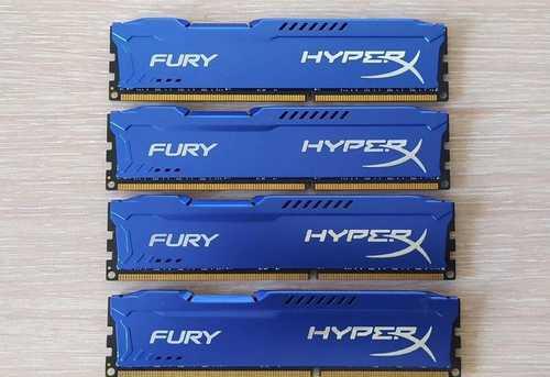 Оперативная память HyperX fury DDR3 1866 мгц 32GB