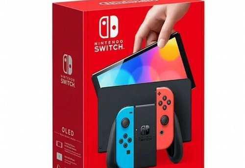 Игровая консоль Nintendo Switch oled Neon 64 Гб