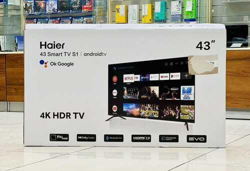 Телевизор Haier 43 Smart TV S1 2023 / 4K / Новый