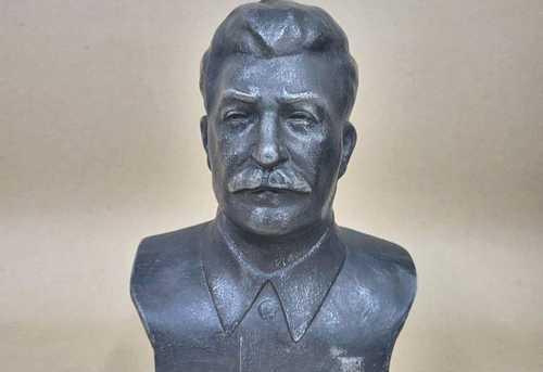 Бюст Сталина. СССР, 50-е годы. Силумин