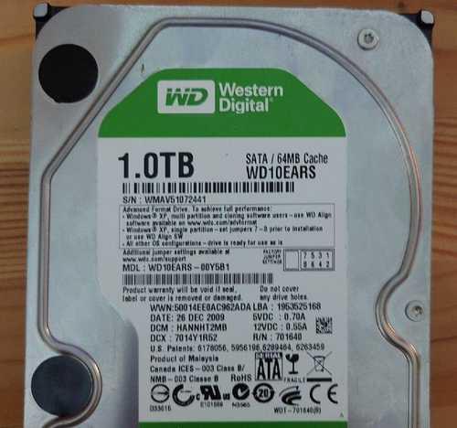 Hdd 3.5 1tb wd green