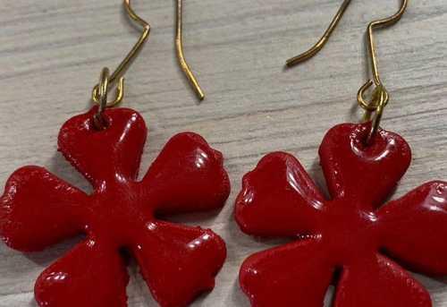 Серьги из эпоксидной смолы
