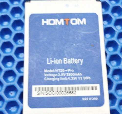 Homtom HT20 Pro. Аккумулятор. Оригинал