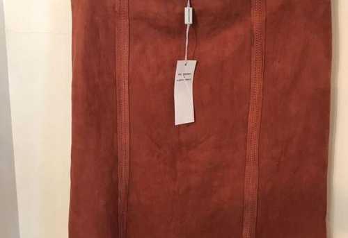 Оригинал Alberta Ferretti замшевая юбка