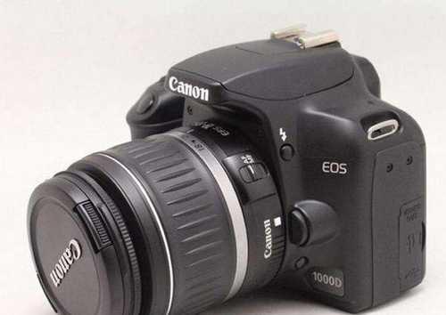 Фотоаппарат Canon eos1000D