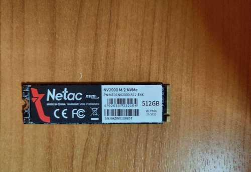 SSD Netac NV2000 M.2 512 гб