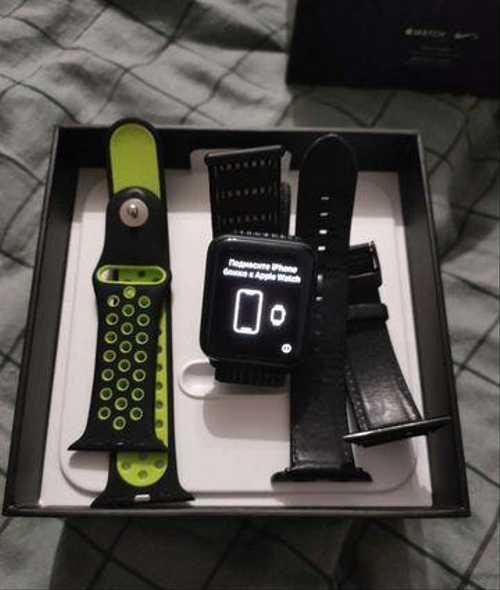 Часы apple watch 3 42mm nike+ америка