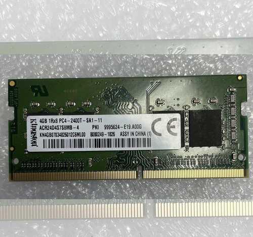 4Gb Kingston ACR24D4S7S1MB-4 DDR4 2400 sodimm