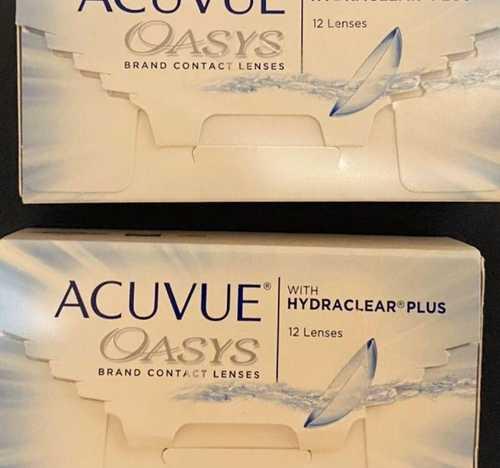 Контактные линзы для глаз Acuvue Oasys