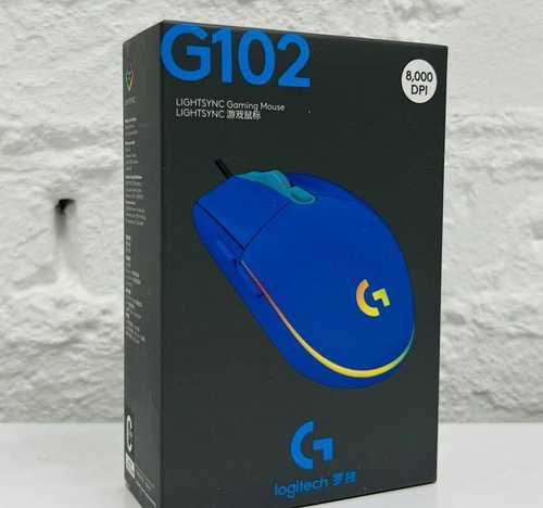 Игровая мышь Logitech G102 lightsync Blue (910-005