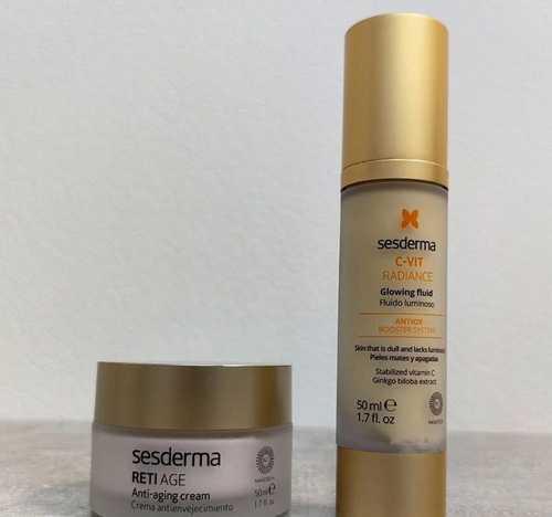 Sesderma reti age крем и сыворотка с витамином С