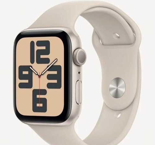 Apple Watch SE 2024 40 мм Starlight Sport Band