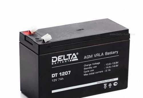 Аккумулятор delta dt 1207