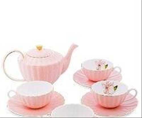 Набор чайный розовый