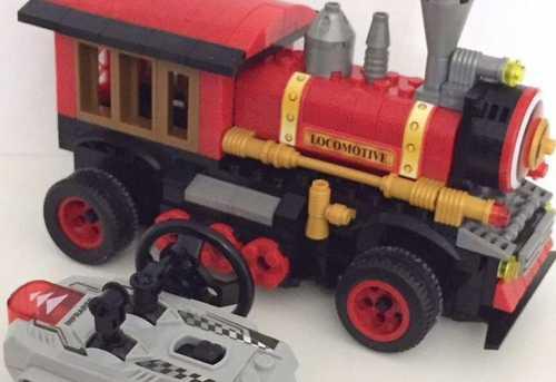Поезд Лего конструктор на радиоуправлении