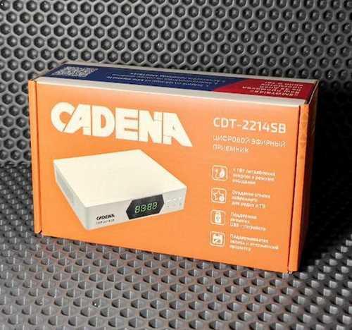 Тв приставка dvb t2 Cadena cdt-2214sb