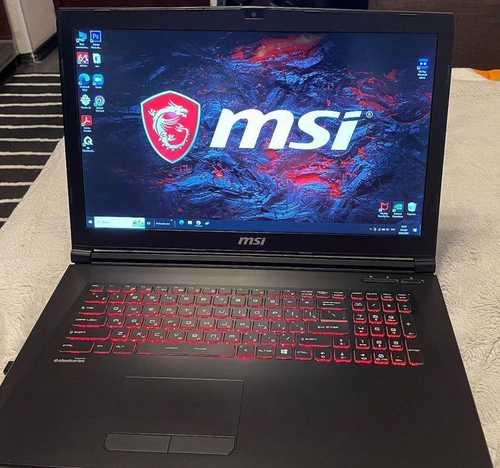 Игровой ноутбук msi i7 rtx 1050 17.3